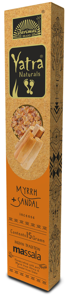 Myrrh Sandal Incense Sticks | Naathi Aromatherapy