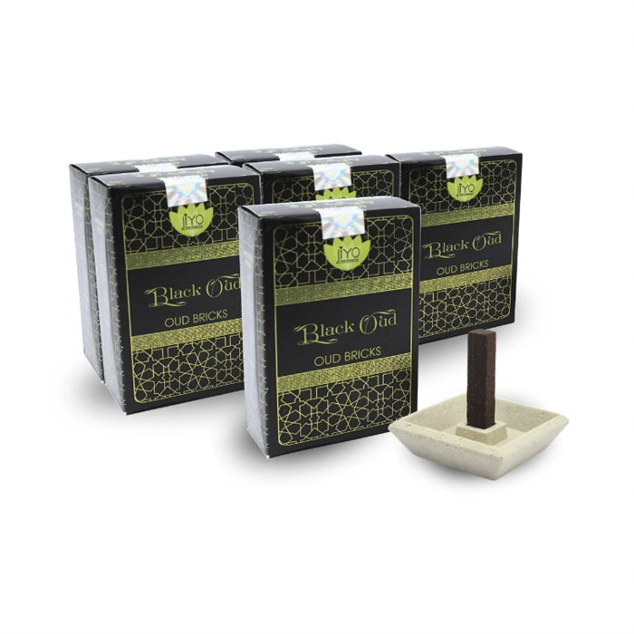 Black Oud Incense Bricks – Deep, Smoky & Powerful – Naathi