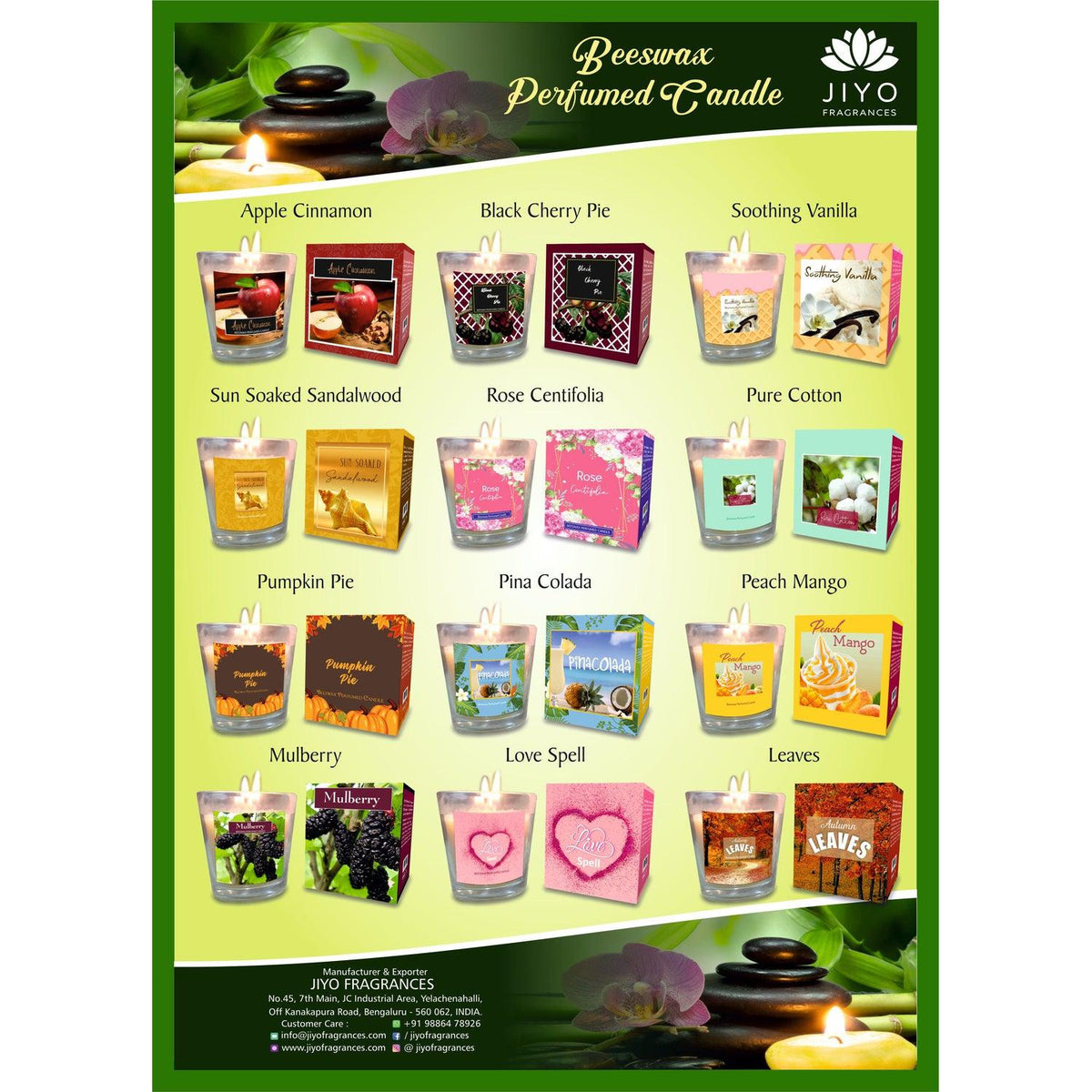 Natural Beeswax Candle - Sun and Sand | Naathi Aromatherapy