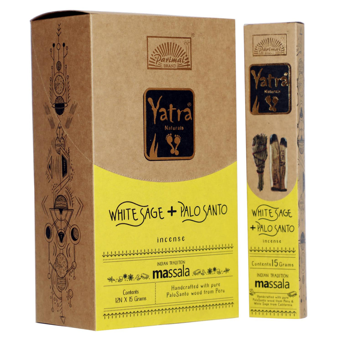 White Sage & Palo Santo Incense Sticks | Naathi Aromatherapy